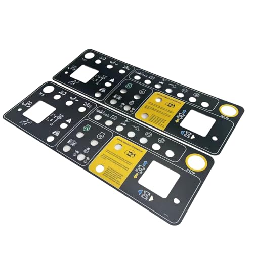 Hanfork Genie Decal Platform Control Panel 133075, 133075GT Genie Part Compatible for Genie Boom Lift S85 S80...