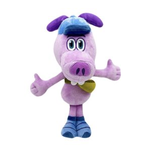 yooohiii 7" cartoon bloofy plush toys, purple mouse stuffed animal pillow, soft plush gifts for movie enthusiasts and kids' birthday parties