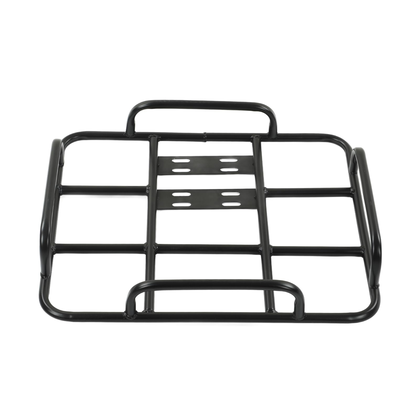 NDNCZDHC Food Delivery Box Rack Rear Grille 80kg Loading Seamless Steel Tube Universal for Motorcycle Electric Bicycle (Type 1 50/40 ID)