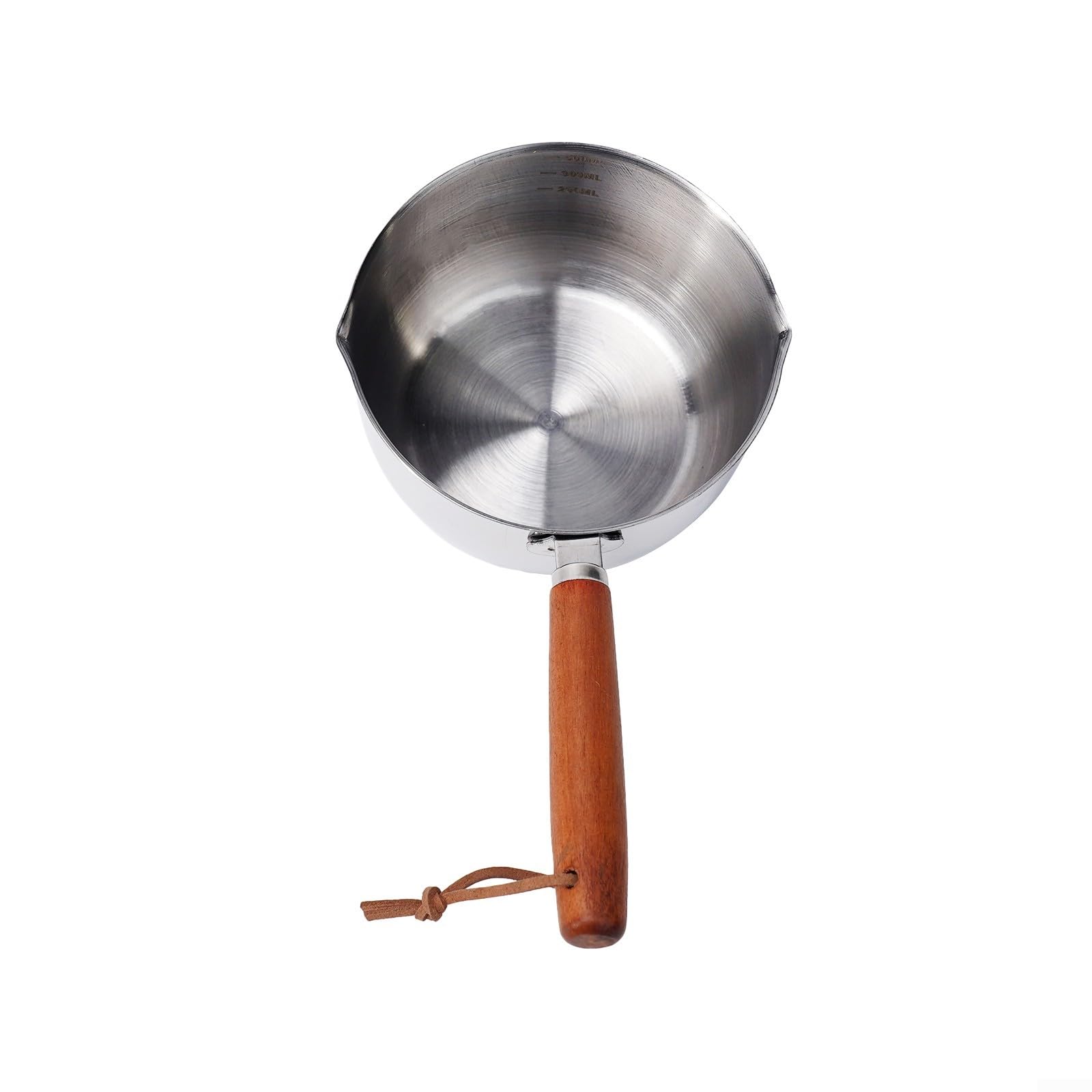 TreasureCave Mini Sauce Pan Cooking Pot Chocolate Melting Pot Stainless Steel Sauce pan with Pour Spout,Stainless Steel Hot Oil Pan Hot Sauce Pot Cooking Butter Melting Pot(500ml)