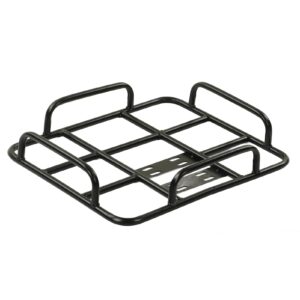 NDNCZDHC Food Delivery Box Rack Rear Grille 80kg Loading Seamless Steel Tube Universal for Motorcycle Electric Bicycle (Type 1 50/40 ID)