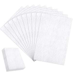 white felt sheets, 10 pcs felt sheets fabric for crafts 7" x 11" felt sheets fabric stiff craft felt cloth soft felt pads thick fall felt sheets for diy art and sewing projects crafts making supplies