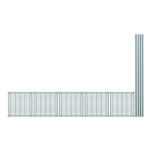 24" x 24" x 74" NSF Green Epoxy 5-Shelf Kit WS-460EG2424K75-NF