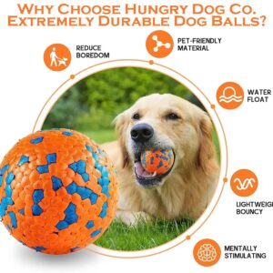 Hungry Dog Co.- Super Durable Premium Dog Balls -Pet Safe Dog Toys for Fun and Play. Very Bouncy and Durable -Great for Aggressive Chewers -Stimulating Colors and Patterns -2 Multi-Color 3” Balls #2