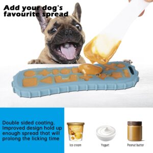 Small Dog Chew Toys for Puppy Teething,Crate Training Aids for Puppies, Multifunctional Gum Massage & Anxiety Reduction, Safe & Funny Interactive Dog Toy for Small Medium Breed (Blue and Black)