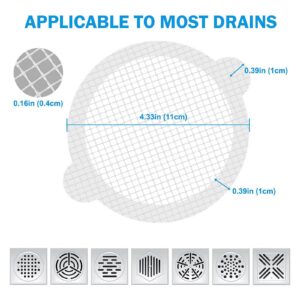 10pcs Disposables Hair Catcher For Bathtub Shower Drain Cover For Kitchen Bathroom Accessories Hair Stopper Sticker