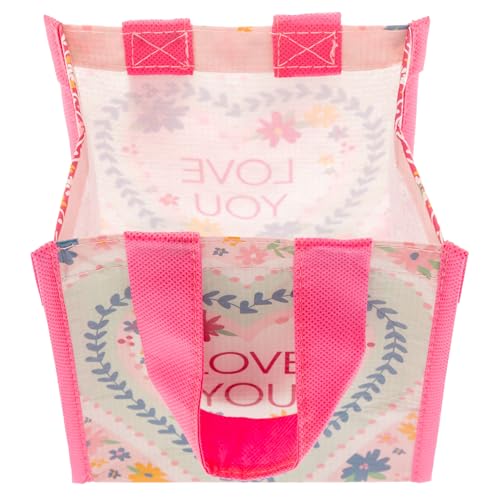 Karma Reusable Small Gift Bags - Tote Bag and Gift Bag with Handles - Perfect for Birthday Gifts and Party Bags RPET 1 Love You Small