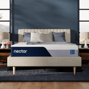 nectar classic 12” cal king mattress (new version) - medium firm - contouring memory foam - cooling top layer - support & pressure-relief - minimal motion transfer - 365-night trial & forever warranty