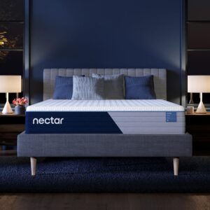 nectar classic hybrid 12” queen mattress (new version) - medium firm - contouring memory foam & innerspring coils - cooling top layer - pressure-relief - 365-night trial & forever warranty