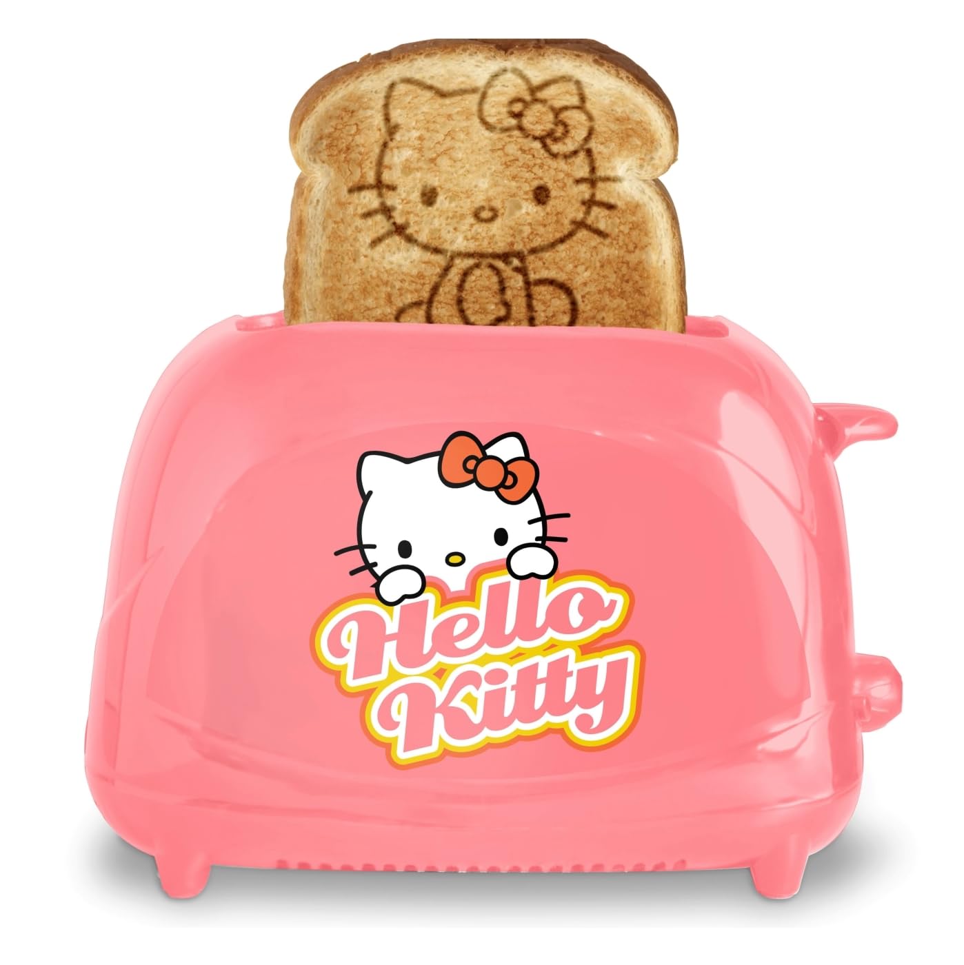 Hobby Lobby Hello Kitty 2-Slice Toaster, Pink, Toasts Image on Bread, Adjustable Browning