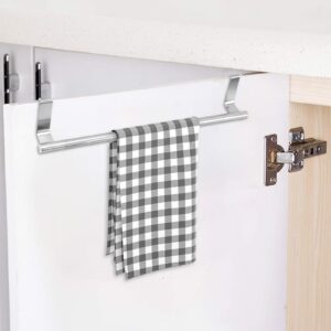 Towel Hanger for Door - Over The Door Stainless Steel Towel Rack, Kitchen Over Door Towel Rack | Space-Saving Bathroom Towel Bar, Rustproof Towel Rack for Garage, Apartments