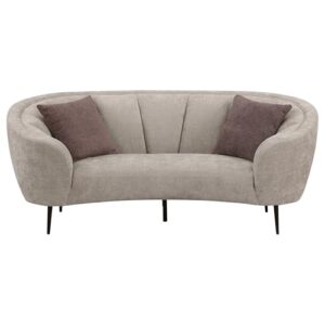 Coaster Home Furnishings Ellorie Upholstered Channel Back Curved Loveseat Beige