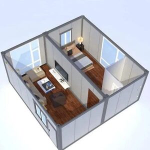 Tiny House, Modern Steel Structure Modular Container Home, Modern Extended Mobile Fold with Kitchen and Bathroom, 20ft, 30ft, 40ft