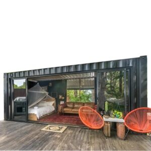 Luxury Foldable Container Home, Foldable Mobile Home with Steel Frame, Modern Prefab Tiny Houses, 3 Bedroom, 1 Bathroom and Kitchen