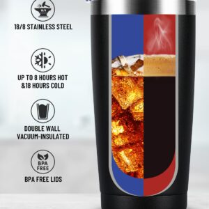 SMITWORLD Golf Gifts for Dad, Golf Gifts for Men, Funny Golf Gifts, Golf Gifts for Men Golfers, Father's Day Gifts, 20oz Tumbler, Black