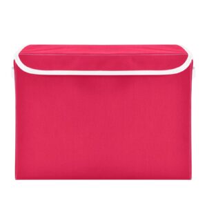 storage bins with lid cherry red toys fabric storage basket large collapsible organizers bedroom storage boxes cubes and handles for clothes office shelves