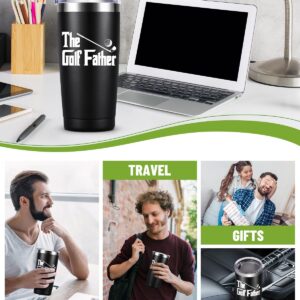 SMITWORLD Golf Gifts for Dad, Golf Gifts for Men, Funny Golf Gifts, Golf Gifts for Men Golfers, Father's Day Gifts, 20oz Tumbler, Black