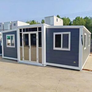 Luxury Foldable Container Home, Foldable Mobile Home with Steel Frame, Modern Prefab Tiny Houses, 3 Bedroom, 1 Bathroom and Kitchen