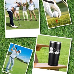 SMITWORLD Golf Gifts for Dad, Golf Gifts for Men, Funny Golf Gifts, Golf Gifts for Men Golfers, Father's Day Gifts, 20oz Tumbler, Black