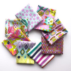 Tabby Road Deja Vu Fat Quarter Bundle (8 Pieces) by Tula Pink for FreeSpirit (TP.TABBYROADDEJAVU.8FQ)