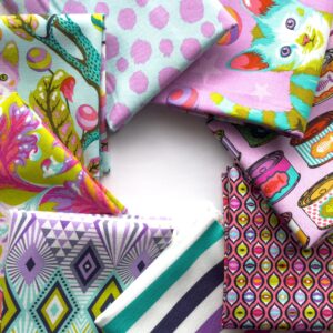 Tabby Road Deja Vu Fat Quarter Bundle (8 Pieces) by Tula Pink for FreeSpirit (TP.TABBYROADDEJAVU.8FQ)