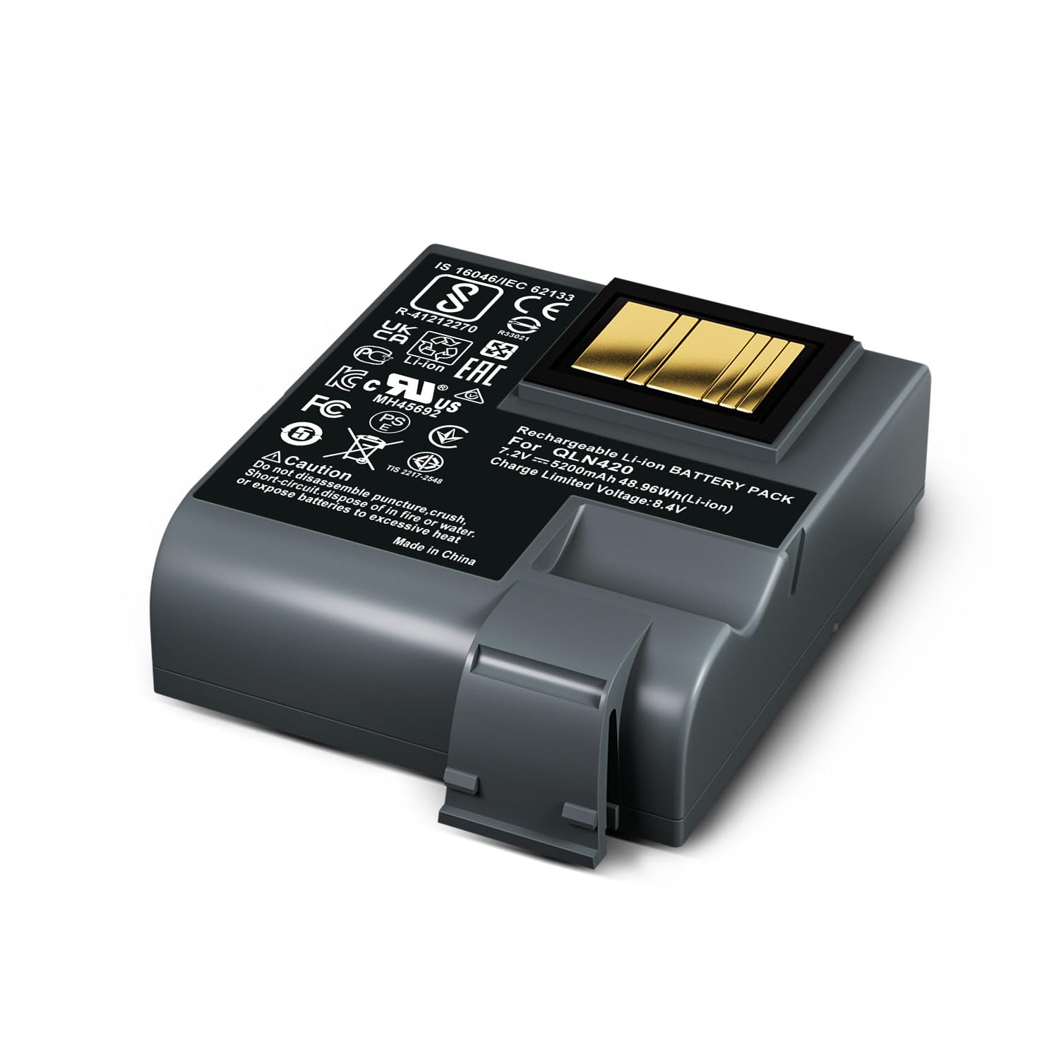 Replacement Battery for Zebra QLn420 ZQ630 Thermal Barcode Label Printer P1050667-016 / BTRY-MPP-68MA1-01