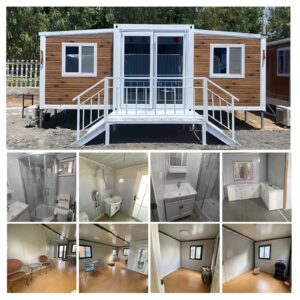 Folding Modular Homes 20ft 40ft Expandable Container House Living 3 Bedroom Prefab House Expandable Office House Container