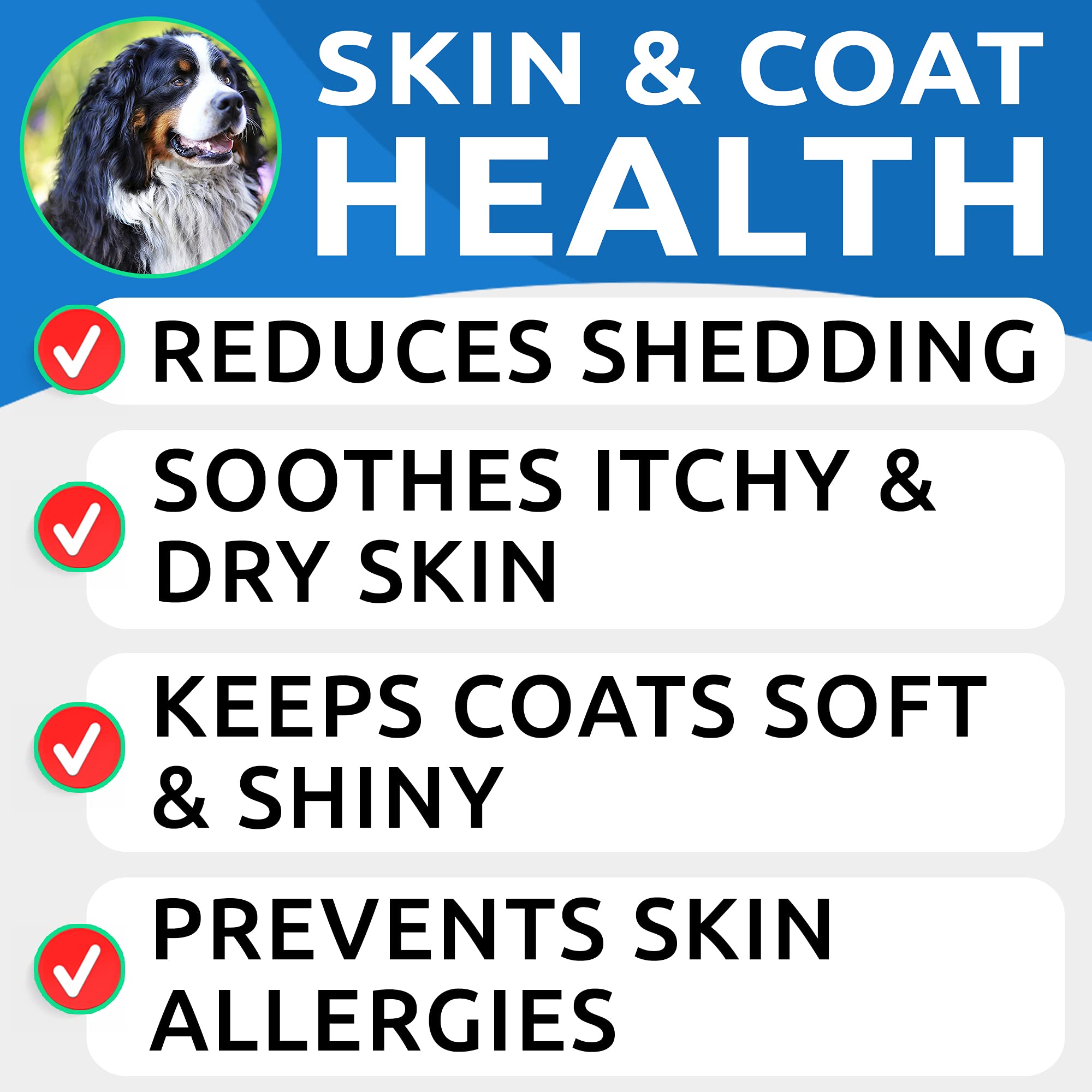 Allergy Relief + Omega 3 for Dogs Bundle - Anti-Itch Skin & Coat Supplement + Skin Allergy - Omega 3 Fish Oil + EPA & DHA Fatty Acids - Itching&Paw Licking + Itch Relief - 360 Chews - Made in USA