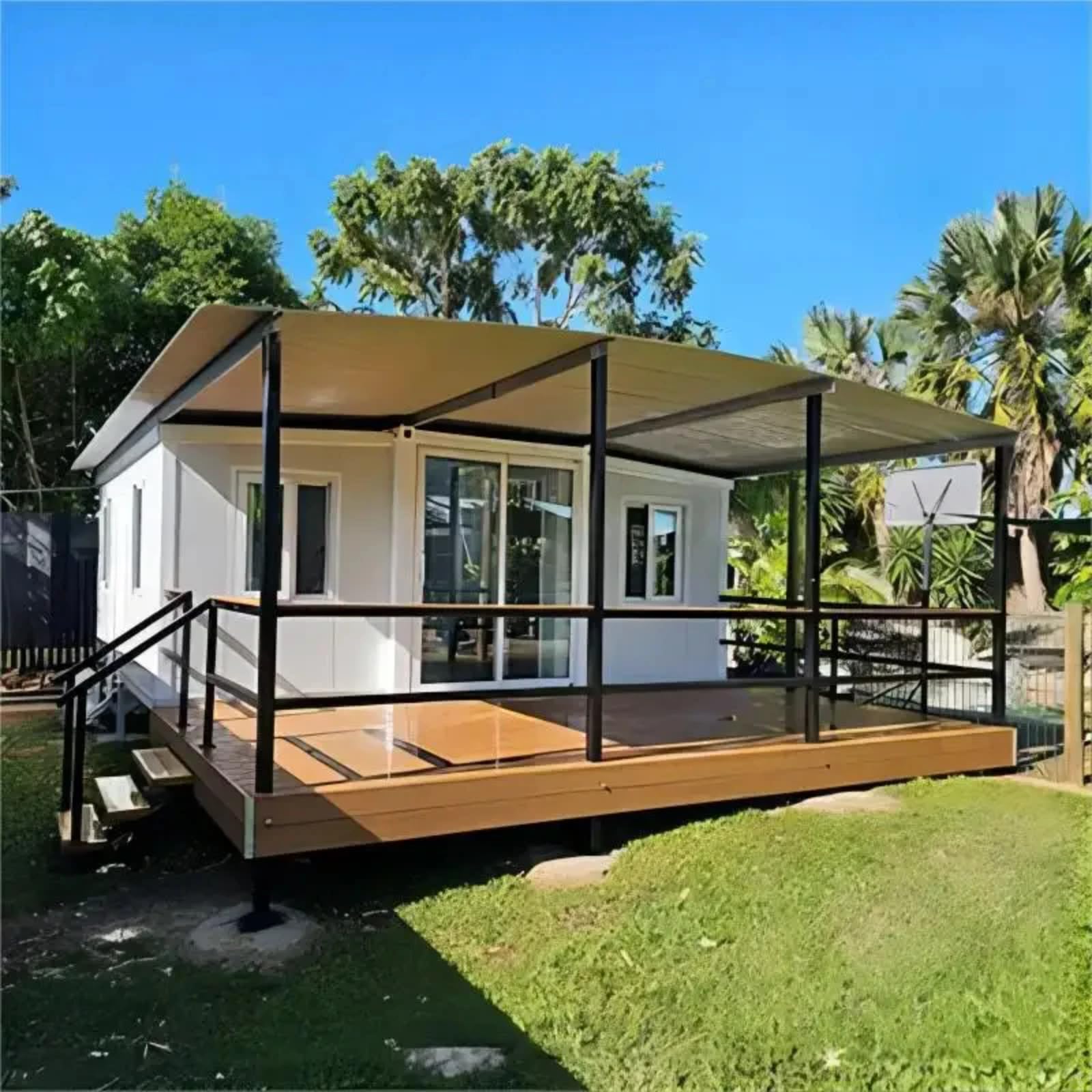 Folding Modular Homes 20ft 40ft Expandable Container House Living 3 Bedroom Prefab House Expandable Office House Container