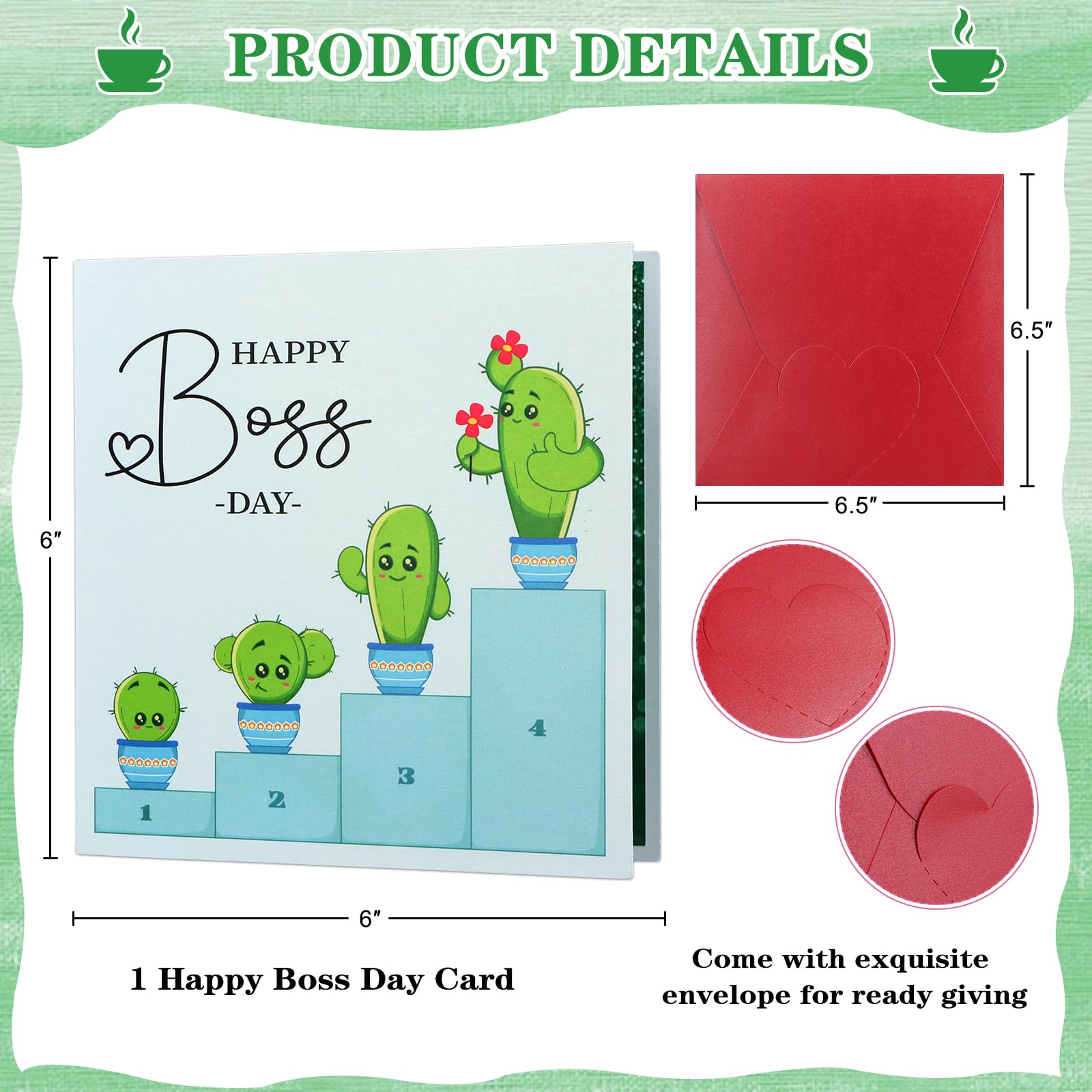 WhatSign Boss Day Card for Women Men - 3D Pop Up Boss Day Gifts Cards with Envelope National Bosses Day Appreciation Card Boss Christmas Birthday Gift Ideas or Male Female Boss from Employee