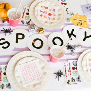 Big Dot of Happiness in My Spooky Era Banner, Ghost Concert Tour Halloween Party Decorations, Large Friendship Bracelet Banners, 28 Pieces