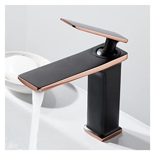 WIMPBLADB High end Basin Faucet Bathroom Sink hot and Cold Water Mixer Crane Deck Installation Single Handle Hole Bathtub Kitchen Faucet(F)