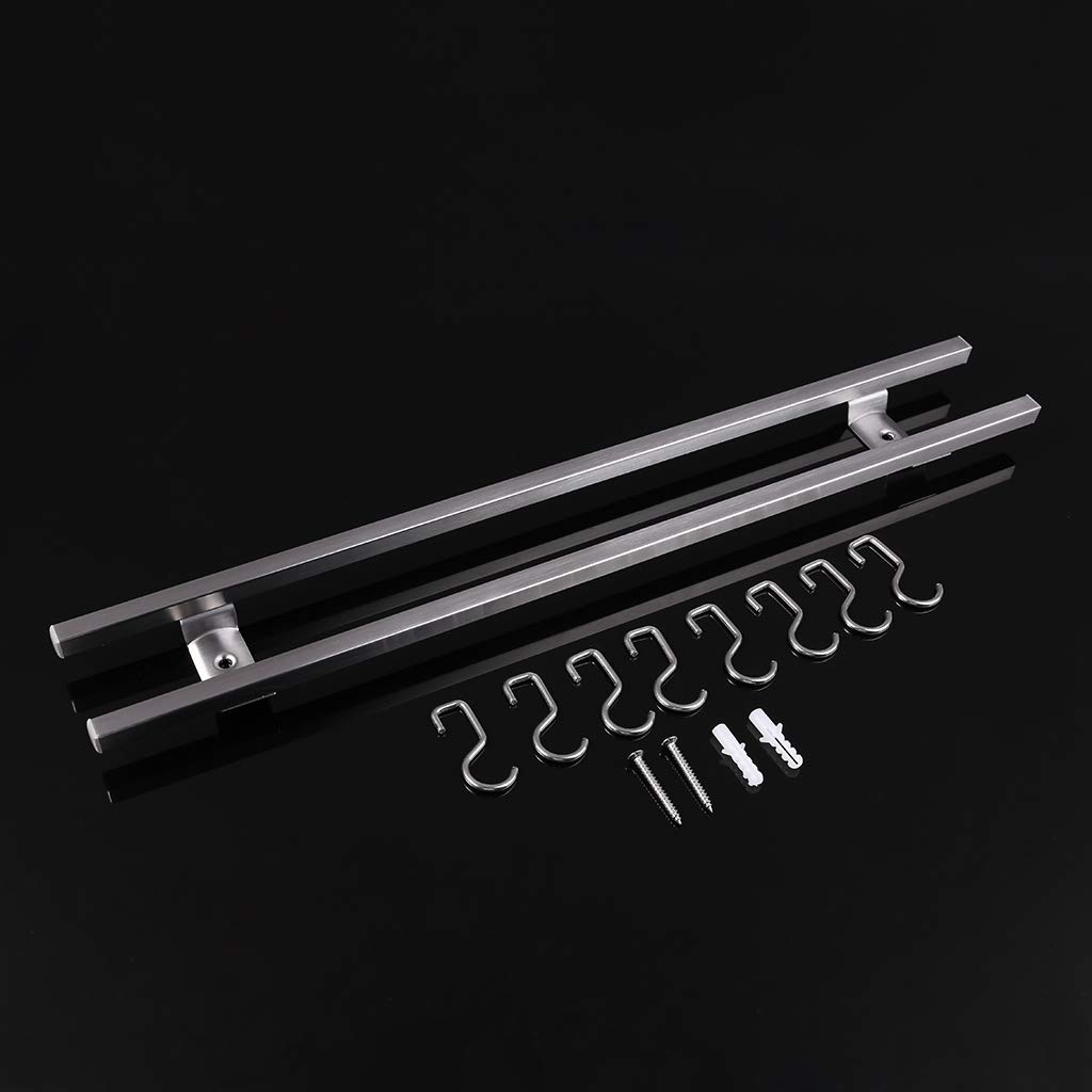 ZHENZQ Double Magnetic Knife Holder 45cm Kitchenware Utensil Tools Hanging Rack Set Dining Room Kitchen Rack