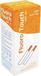 kashsurg ophthalmic fluoro touch strips - (100) pack of 2