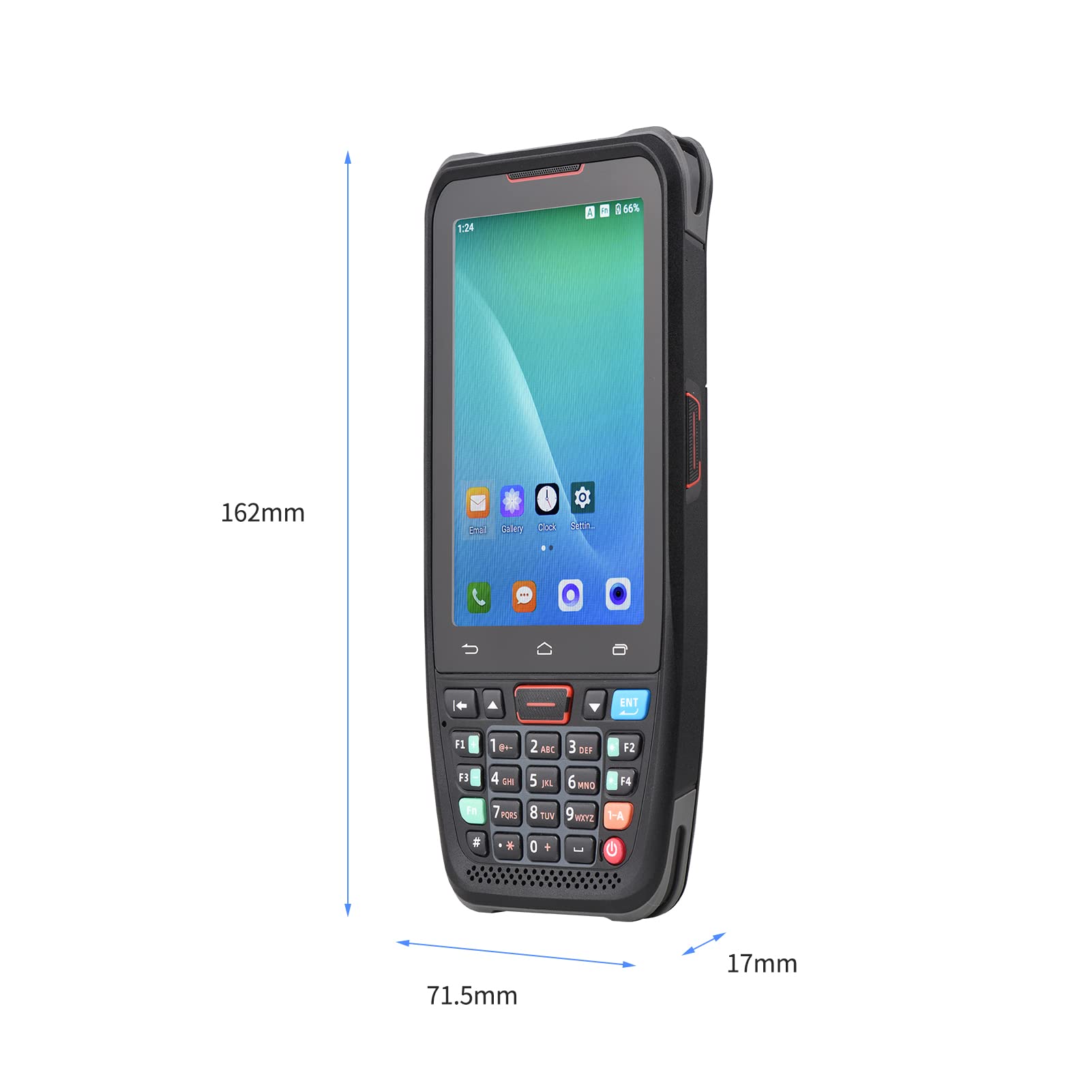 Pda Terminal,HXBER Handheld POS Android 10.0 PDA Terminal 1D/2D/QR Barcode Scanner Support 2/3/4G WiFi BT Communication with 4.0 Inch Touchscreen for Supermarket Restaurant Warehouse Retail Inventory