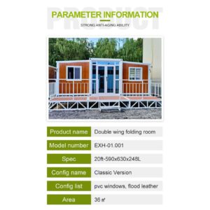 Container House Garden Back Yard Warehouse Workshop Proof Apartments 20ft 40ft 3 Bedroom Garage Living Container House