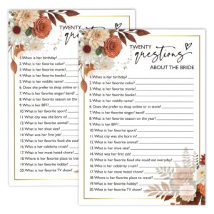 boho bridal shower game, autumn floral theme wedding shower games cards for 25 guests, engagement party decorations favors, bachelorette party fall party ideas and activities -04