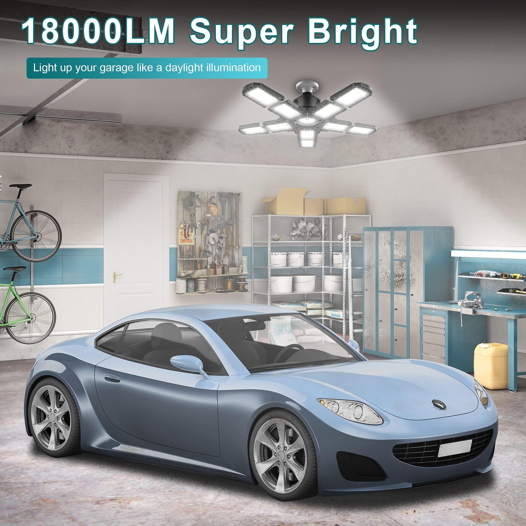 Adjustable LED Garage Ceiling Light