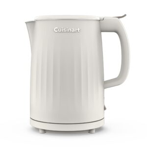 cuisinart soho 1 liter double wall electric kettle, truffle