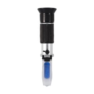 zetiling antifreeze refractometer, tester for car battery and engine coolant with carry case, professional design for, propylene glycol, cleaning fluids and battery fluids,