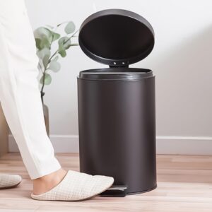 Rubbish Bin 3L Pedal Garbage Small Waste Bin Use Sealed Lid to Lock in Odors