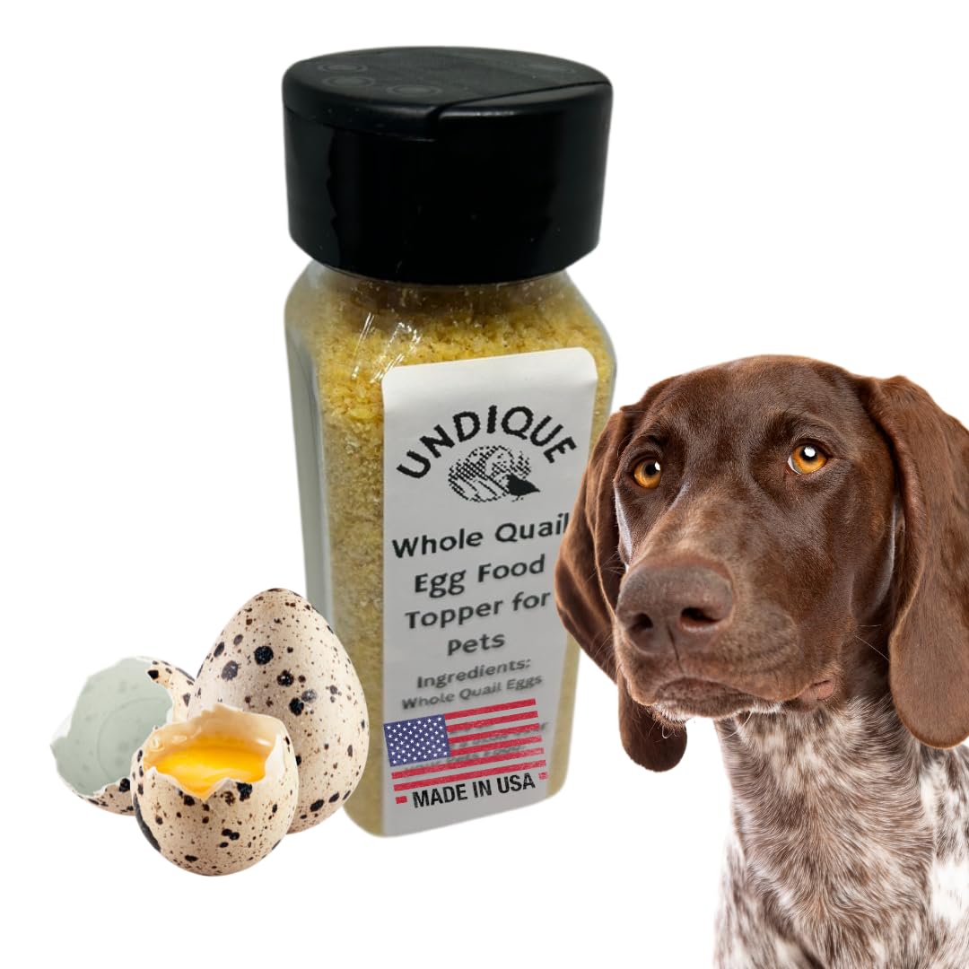 Quailicious Boost - High-Protein Quail Egg Dog Food Topper, Made in USA on Family-Run Farms, Nutrient-Rich, Freeze-Dried Quail Eggs for Dogs, Grain-Free, Digestive Support, Perfect for Picky Eaters