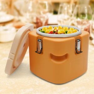 Insulated Soup Carrier, 2.5 Gal Insulated Soup Containe, Commercial Food Warmer, Insulated Soup Container, Insulated Soup Carrier Coolers for Parties