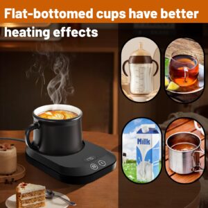 Mug Warmer,Coffee Mug Warmer for Office Use or Candle Warming,Coffee Warmer with 3 Temperature Control,Mug Warmer for Desk with Auto Shut Off,Cup Warmer for Tea Beverage Milk and Gift for Lovers