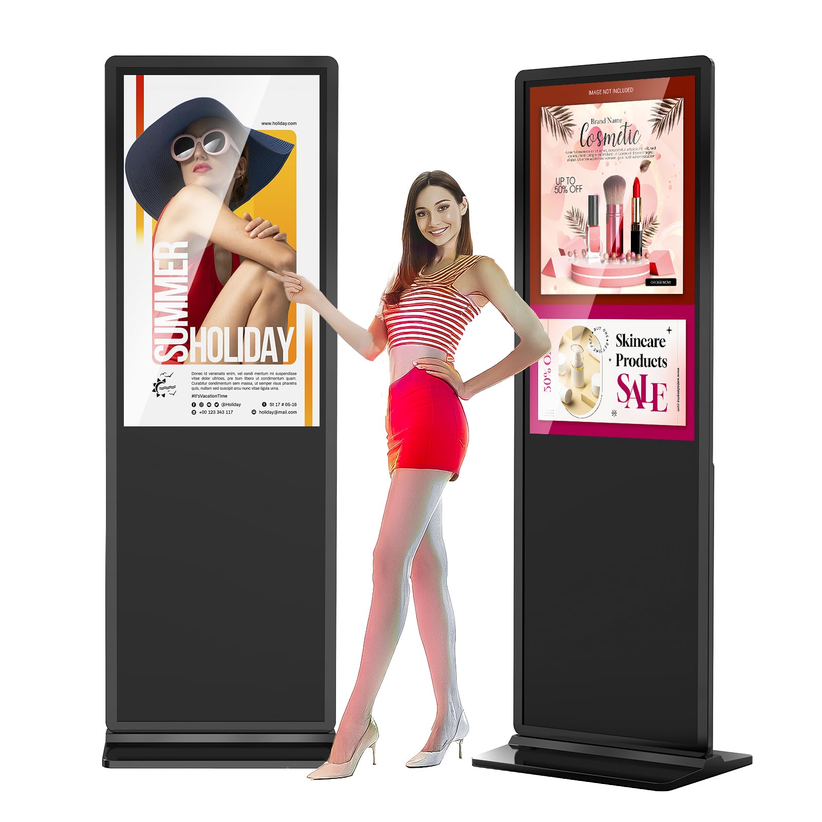 Digital Signage Displays for Commercial Use, Multiple Sizes