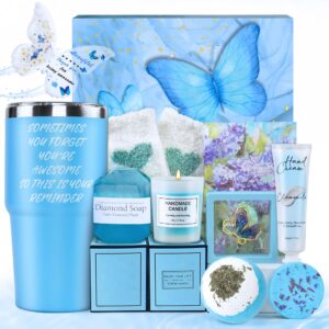 mom happy birthday gift basket for women, self care package relaxing spa gift sets women, get well soon gift basket for best friend, sister, coworker, mothers day christmas anniversary gifts for women