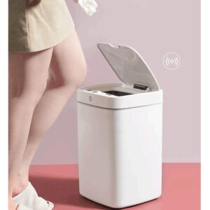 LLLSSS Bathroom Smart Sensor Trash Can Bucket Automatic Trash Bin for Kitchen Toilet Wastebasket Smart Home