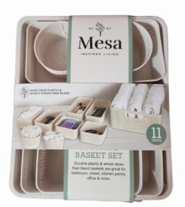 mesa 11pc storage basket set