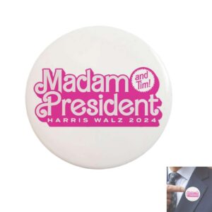 kamala harris waltz 2024 button pins，kamala harris tim waltz 2024 president election round buttons badge for supporter, kamala 2024 new cute pin, exquisite kamala harris lapel pins(5pcs) (pink)