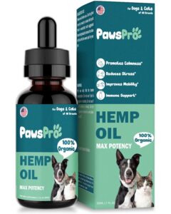 pawspro hеmp Оil for dogs and cats - pet supplement - vzz081